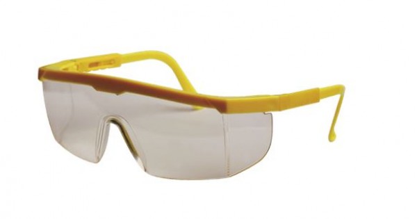 Yellow Frame Safety Glass Clear glasses
